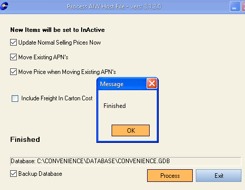 Convenience Host Processing - ABCis